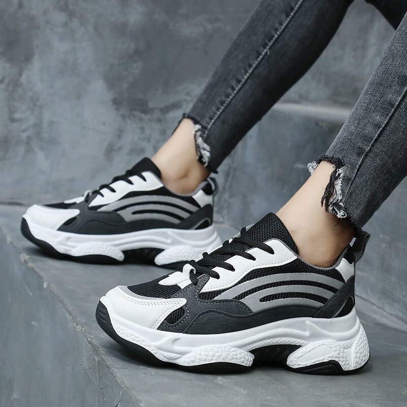 Hoogte Toenemende schoenen vrouw sneakers chunky m... – Vicedeal