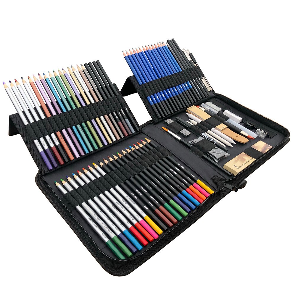 83Pcs Professionele Tekening Aquarel Vette Metalli... – Vicedeal
