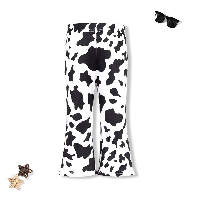 Cotton Baby Girls Pant Cute Cows Pattern Print New... – Vicedeal