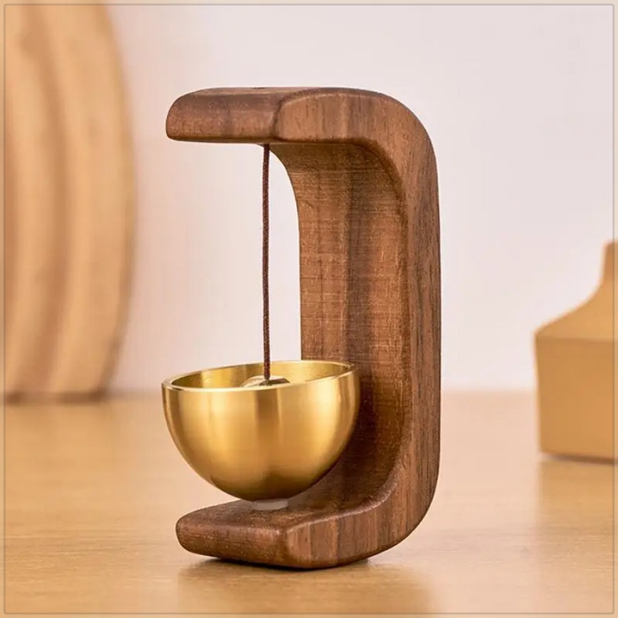 Wind Bell Magnetic Wood Doorbell Chime Hanging Woo... – Vicedeal