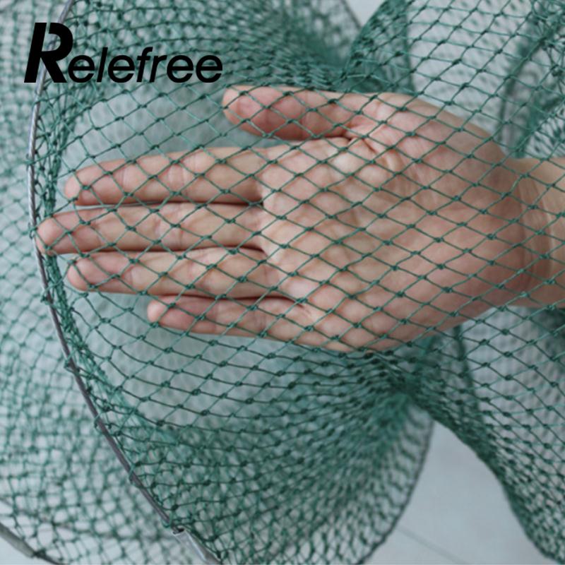 Steel Wire Green Fishing Net Folding Fishnet Foldi... – Vicedeal