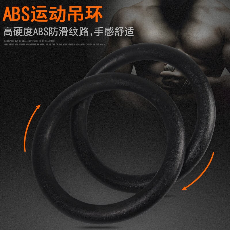 Gymnastic Rings Fitness Pull-ups Indoor Home Stret... – Grandado
