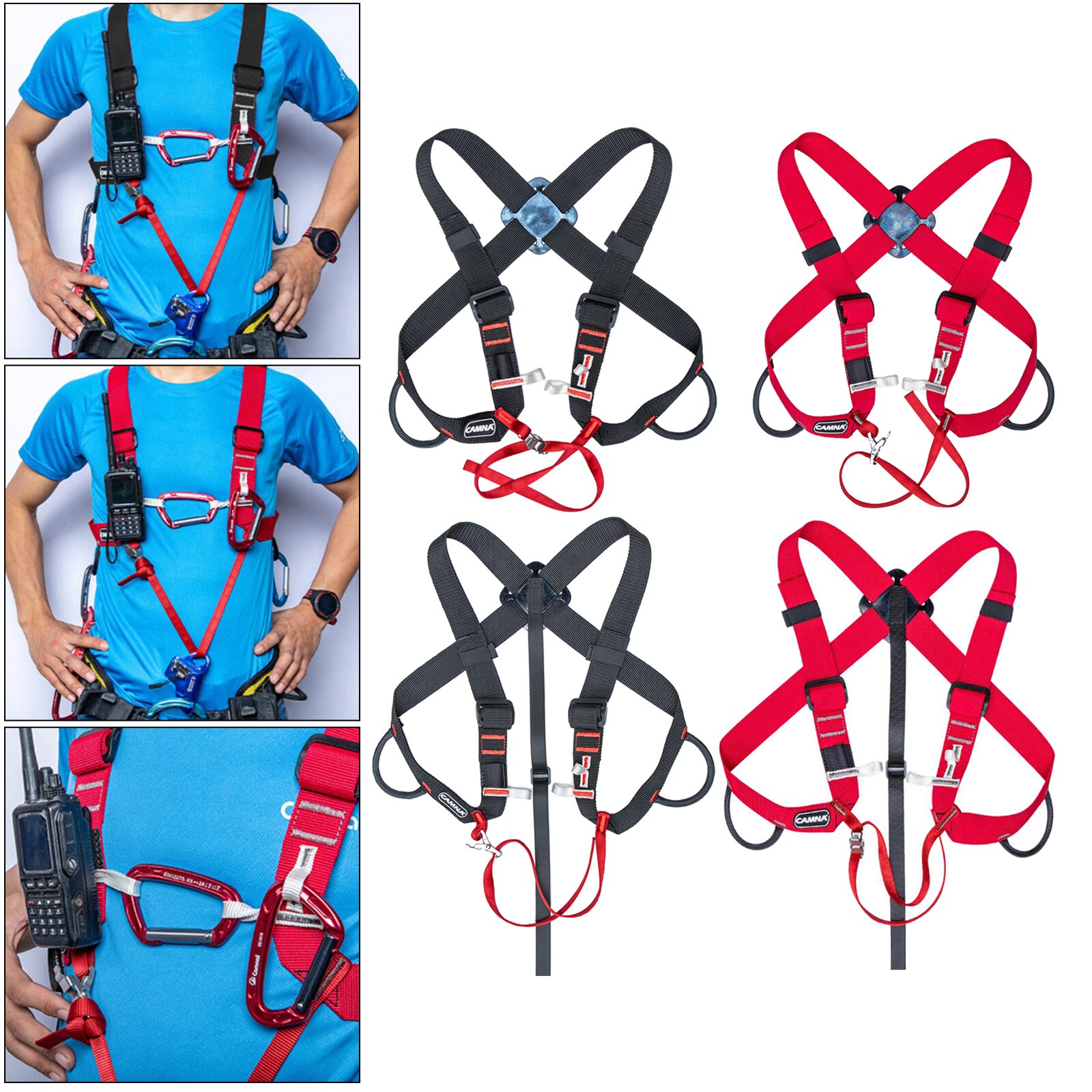 Camping Rock Climbing Safety Harness Ascending Dec... – Vicedeal