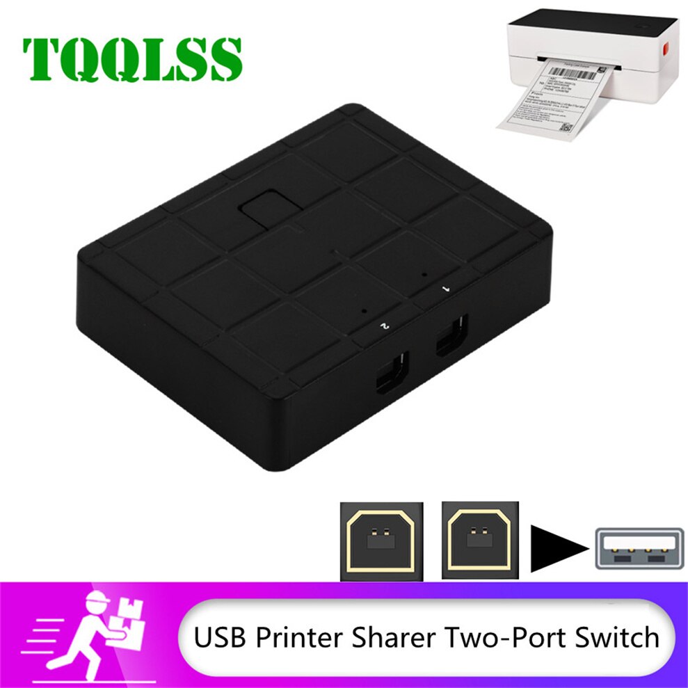 TQQLSS 2 Port USB Manuelle Schalter Usb 2,0 Hub 2 ... – Grandado