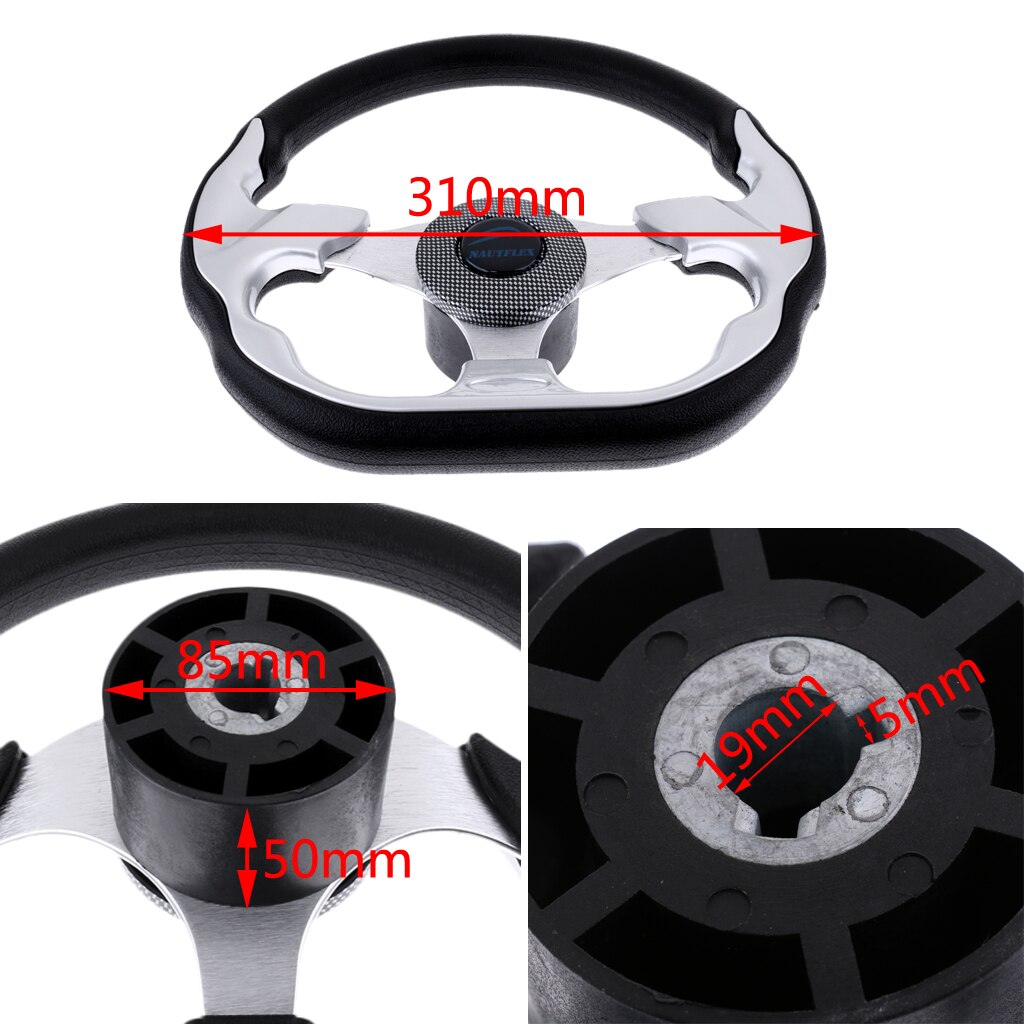 12.2 inch Marine Power Boat Steering Wheel - Unive... – Grandado