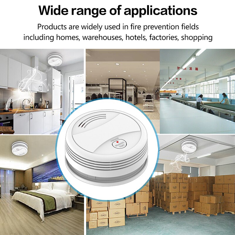 Tuya Smart WIFI Smoke System Fire Alarm Home Secur... – Grandado