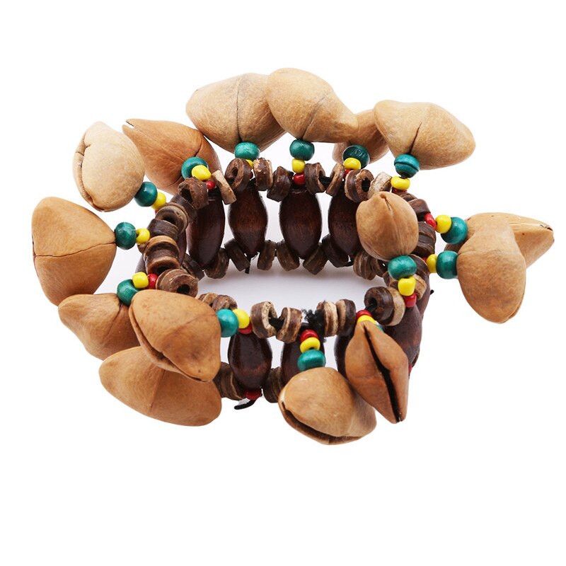 Handmade Nuts Shell Bracelet Wooden Handbell For D... – Grandado