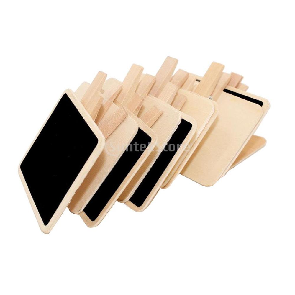 10x Kleine Mini Clip Blackboard Schoolbord Bericht... – Grandado