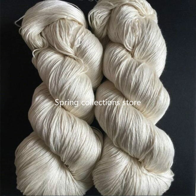 100g Soft Smooth 100% mulberry silk Yarn Skein Kni... – Vicedeal