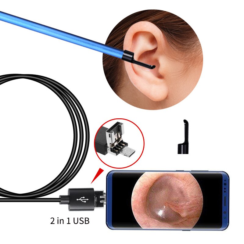 USB Ear Cleaning Endoscope Visual Ear Spoon Multif... – Grandado