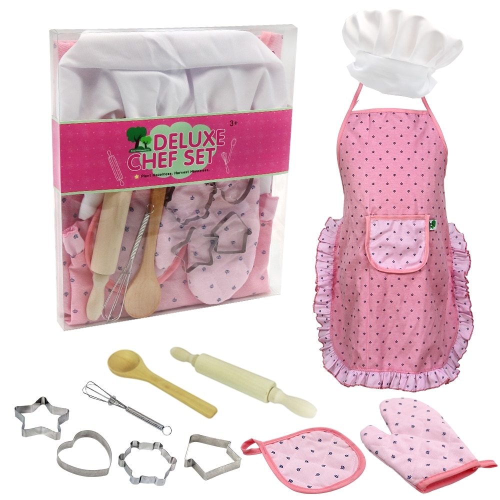 11pcs/set Making Pastry Chef Costume Set for Kids ... – Grandado