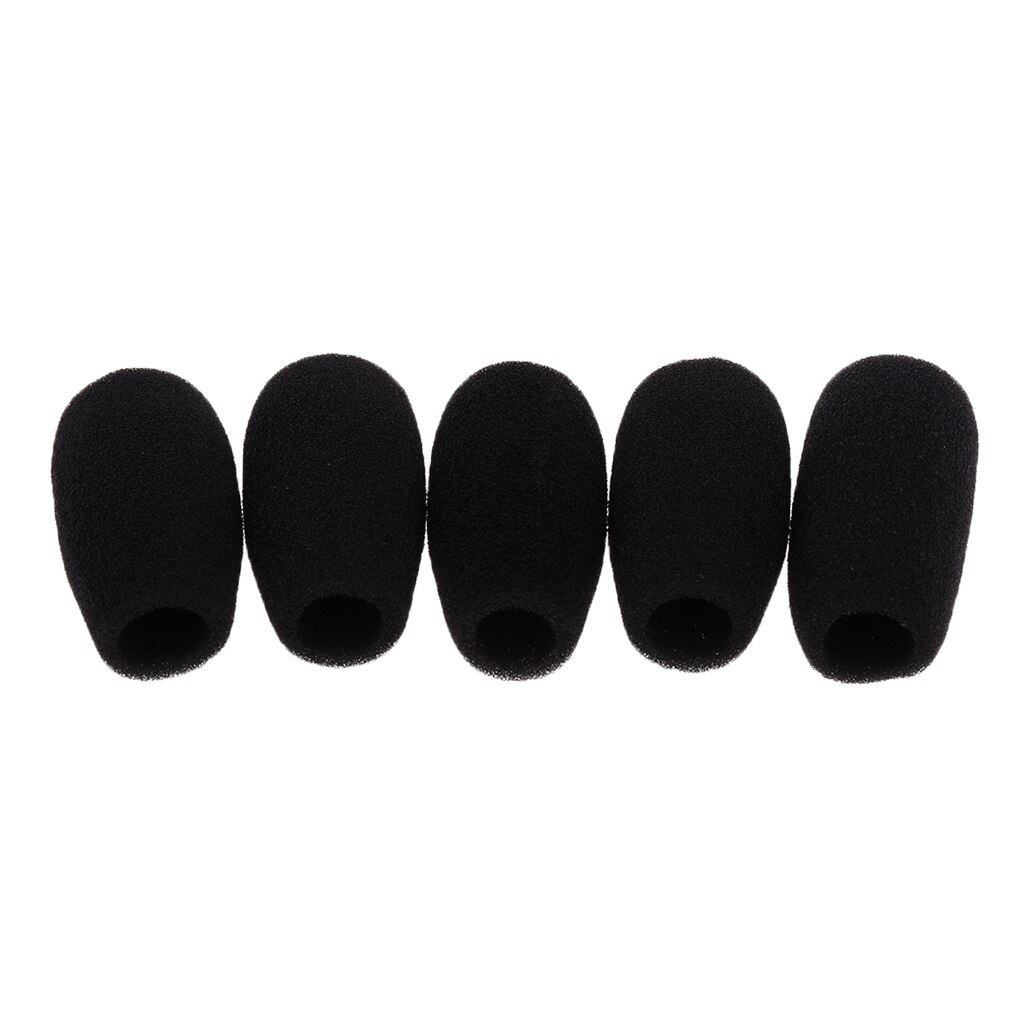 5 Pieces Black Microphone Mic Sponge Windshields W... – Grandado