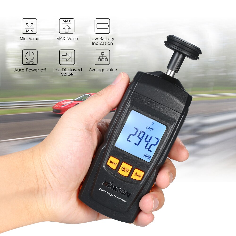 Anemometer Digital Tachometer Handheld Contact Mot... – Grandado