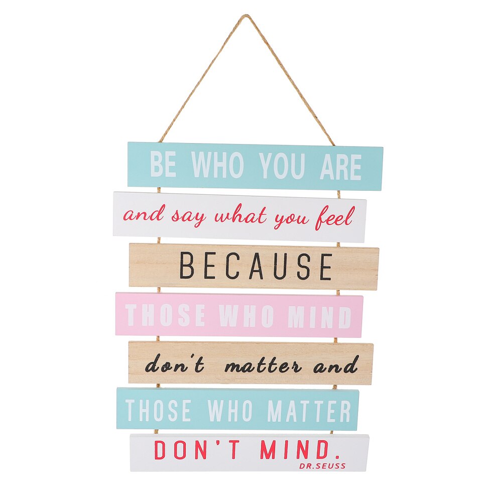1pc Wooden Wall Hangings Decorative Hanging Sign H... – Grandado