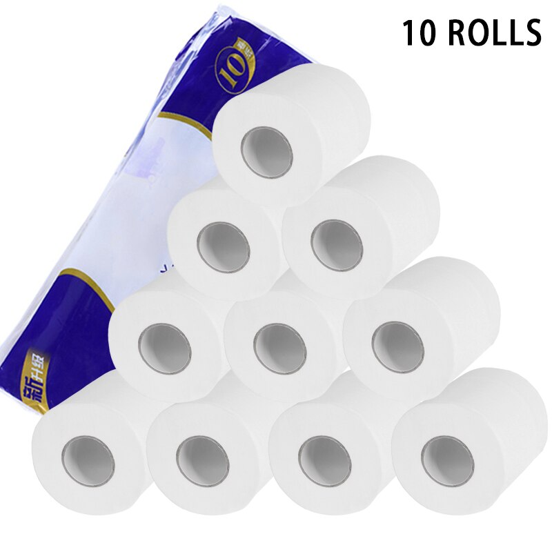 3-Layer Paper Towels Roll Toilet Roll Tissue Smoot... – Grandado