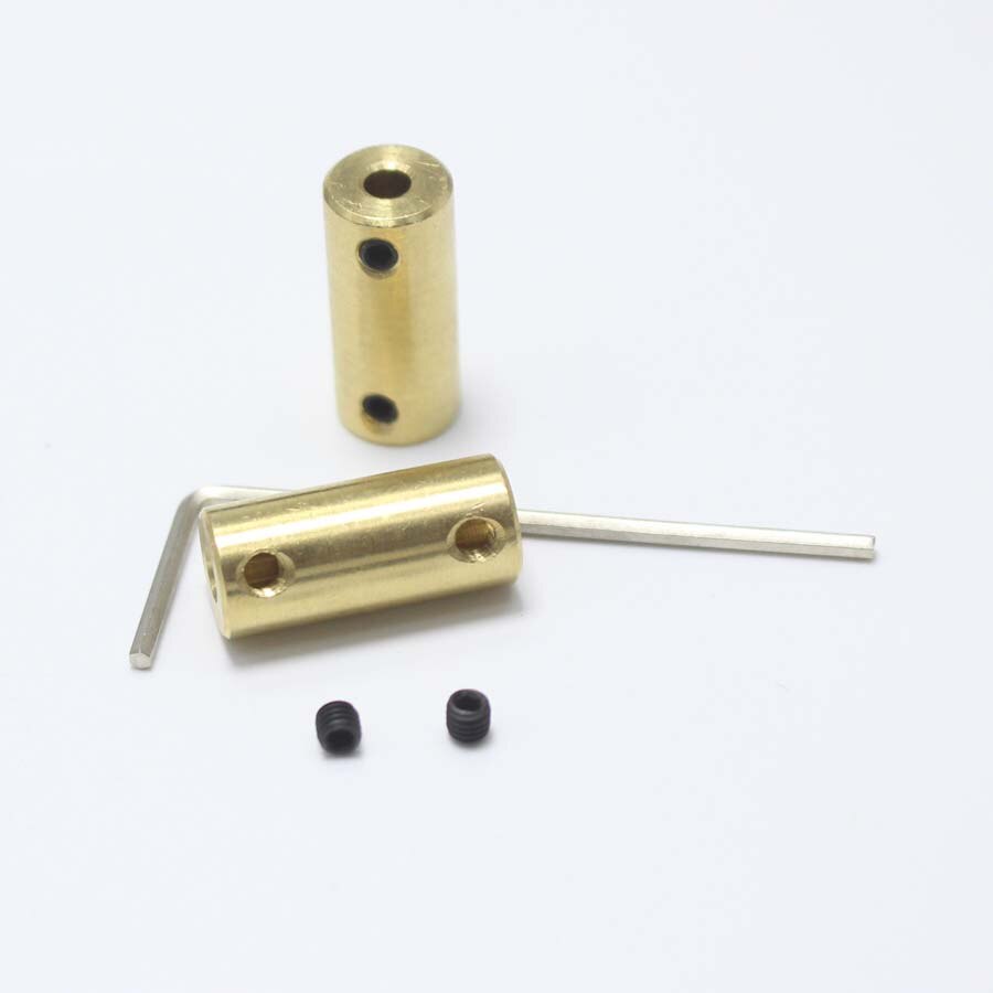 1set 9*20mm Brass Shaft Coupling 3.17 to 3.17mm Br... – Grandado