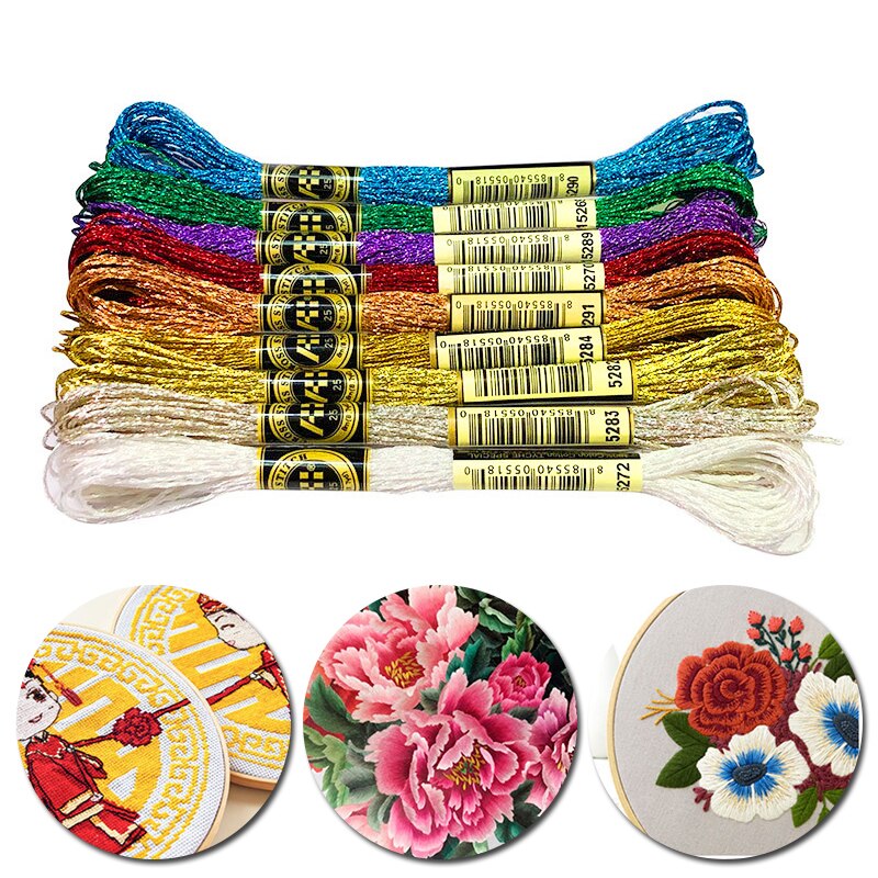 8 Meters DIY Embroidery Thread French Bullion Wire... – Vicedeal