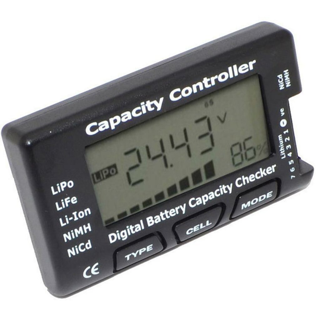 Battery Voltage Tester Checking Tool RC Meter 7 Di... – Grandado
