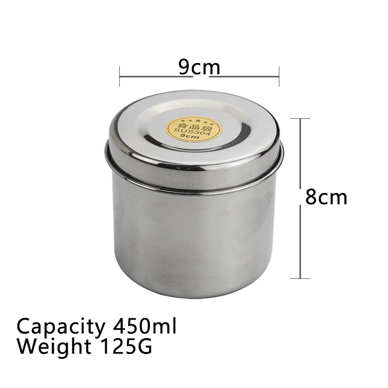 304 Roestvrij Staal Voedsel Sample Jar Thuis Keuke... – Vicedeal