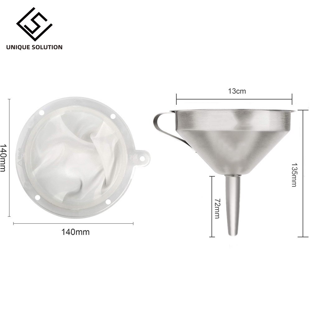 3D Resin Filter Funnel 13cm 304 Stainless Steel Ki... – Vicedeal