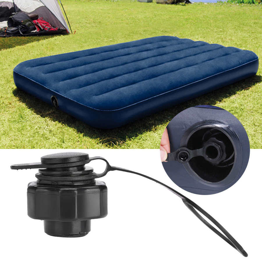 22mm Black Plastic Inflatable Air Anti-leak Valve ... – Vicedeal