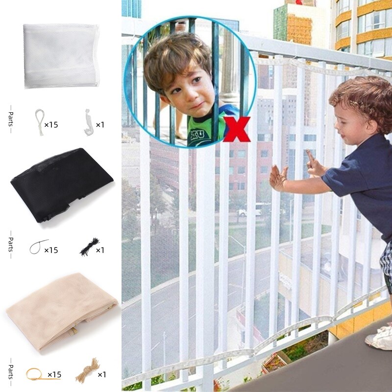 Baby Railnet Net Mesh Large Size Safety Child Guar... – Vicedeal