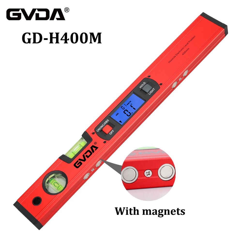 GVDA Digital Spirit level Bubble Magnetic Electric... – Grandado