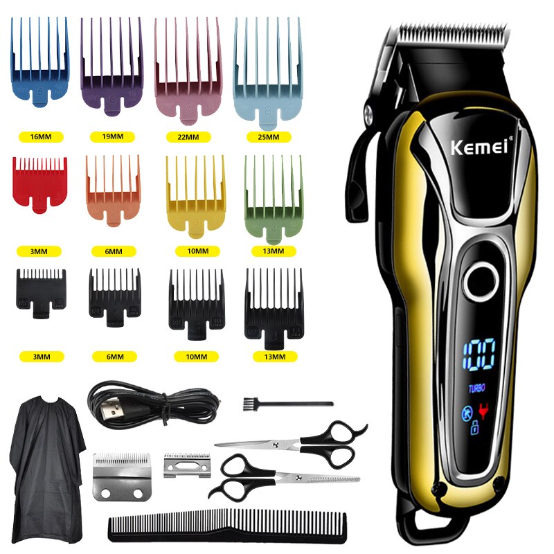 Kemei Hair Clipper Trimmer for men Hair cutting ma... – Grandado