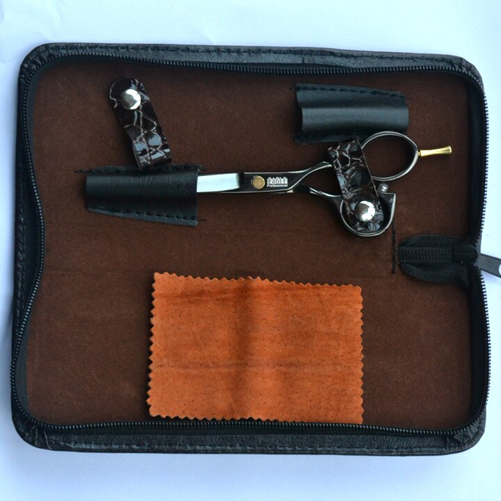 Hair scissors cutting black titanium hair scissors... – Grandado