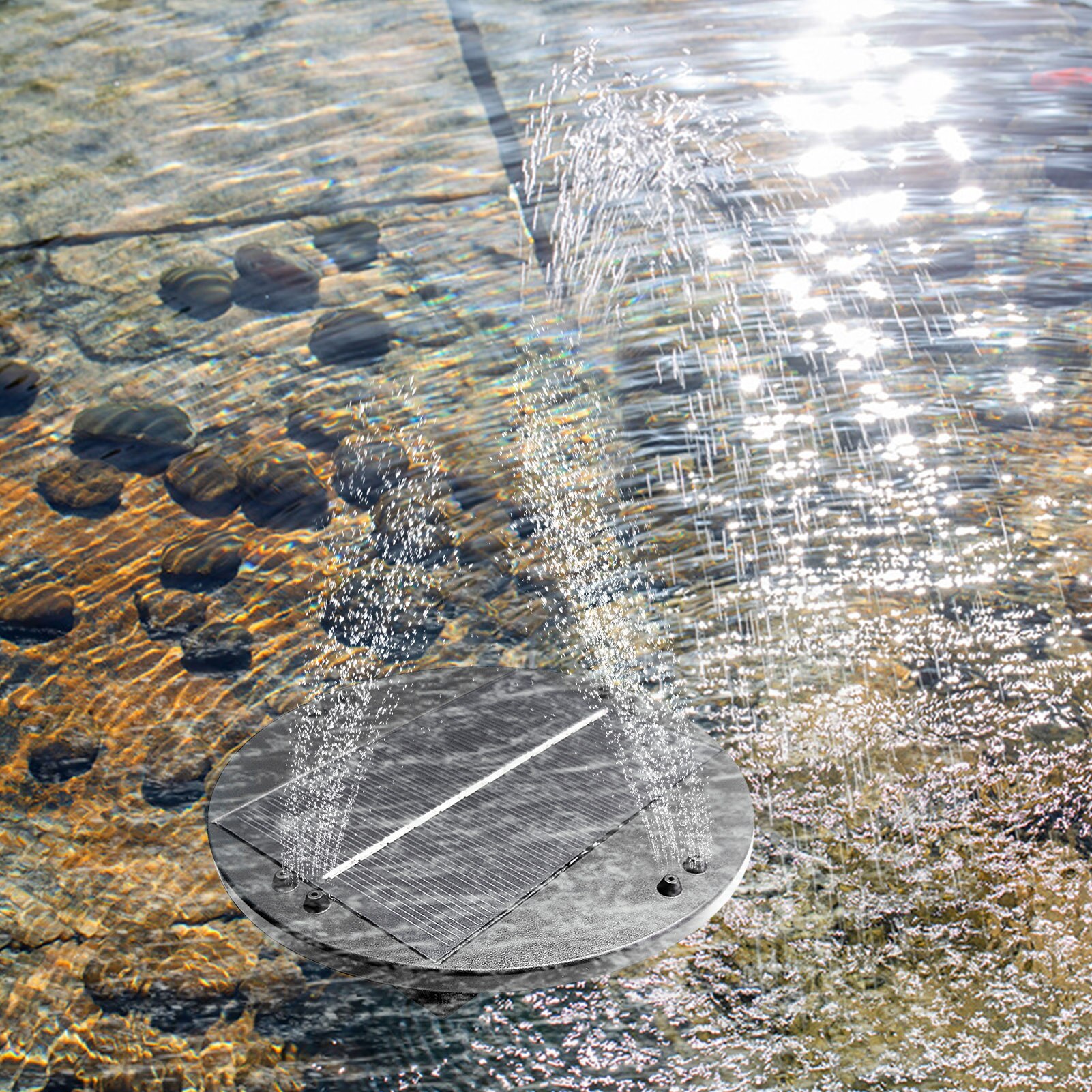 Solar Water Fountain Bird Bath Fountain Floating F... – Vicedeal