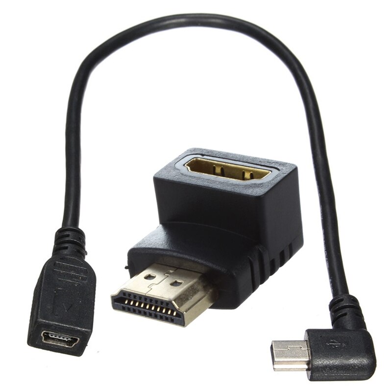 Video AV Adapter HDMI Male to Female Elbow with US... – Grandado