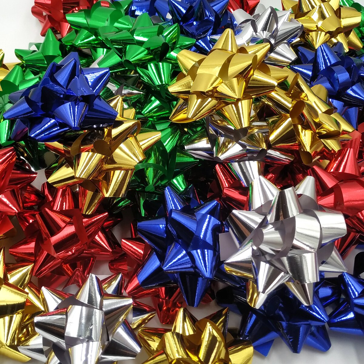 Glitter Star Bows Wrap Bows-Christmas Ribbon Bows ... – Vicedeal