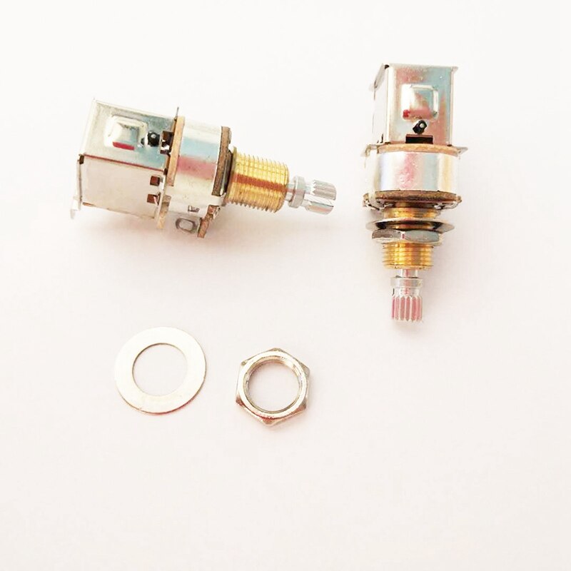 A500K Potentiometer Push Pull Switch Splined Pot S... – Grandado