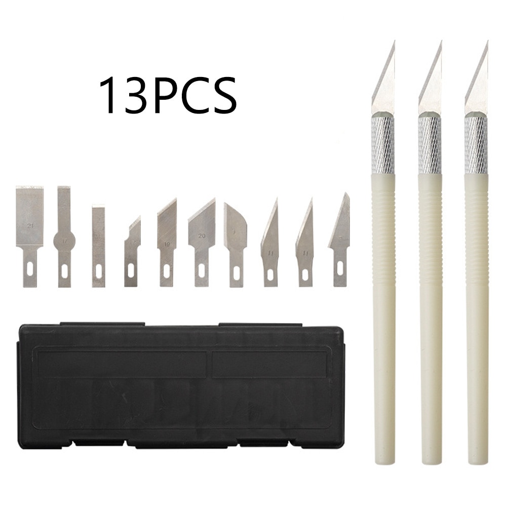 13Pcs/set Woodworking Carving Knife Precision Wood... – Vicedeal
