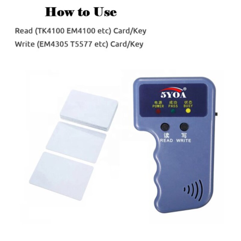 10pcs EM4305 T5577 Blank Card RFID Chip Cards 125 ... – Grandado