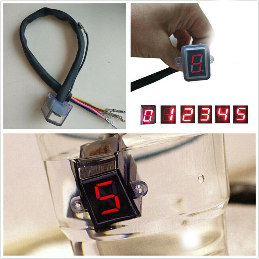 Shift Gear Display Red Sensor Universal Waterproof... – Vicedeal