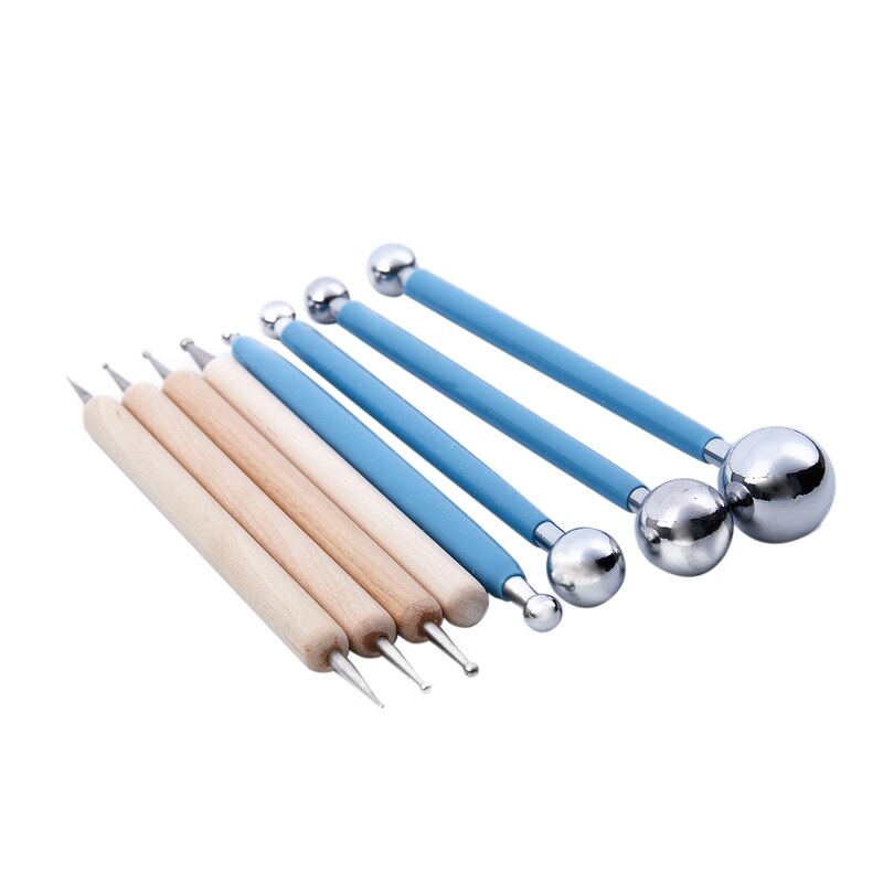 8 Piece Ball Stylus Dotting Tools for Clay Pottery... – Grandado