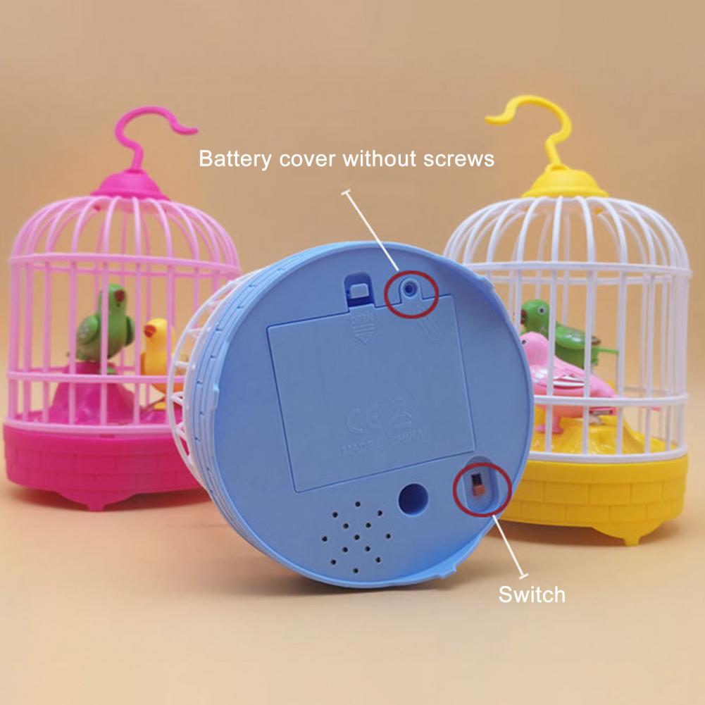 Electronic Birds Cage Toy Voice Control Festival E... – Grandado