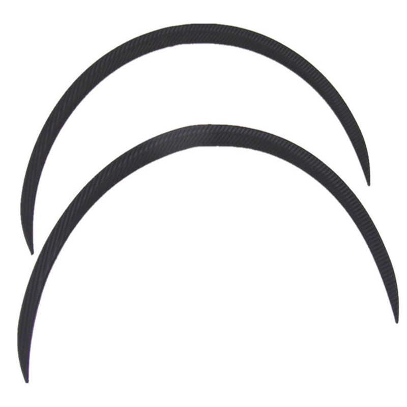 Universal car wheel trims carbon fiber rubber truc... – Grandado
