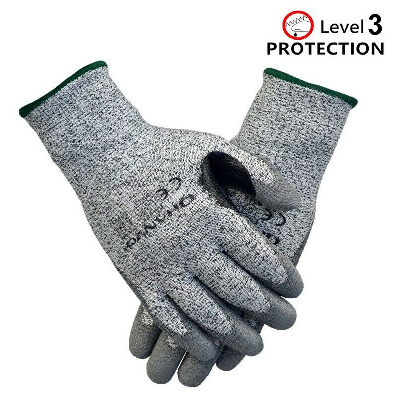 Coated Safety Work Gloves Cut Resistant 3 Level An... – Vicedeal