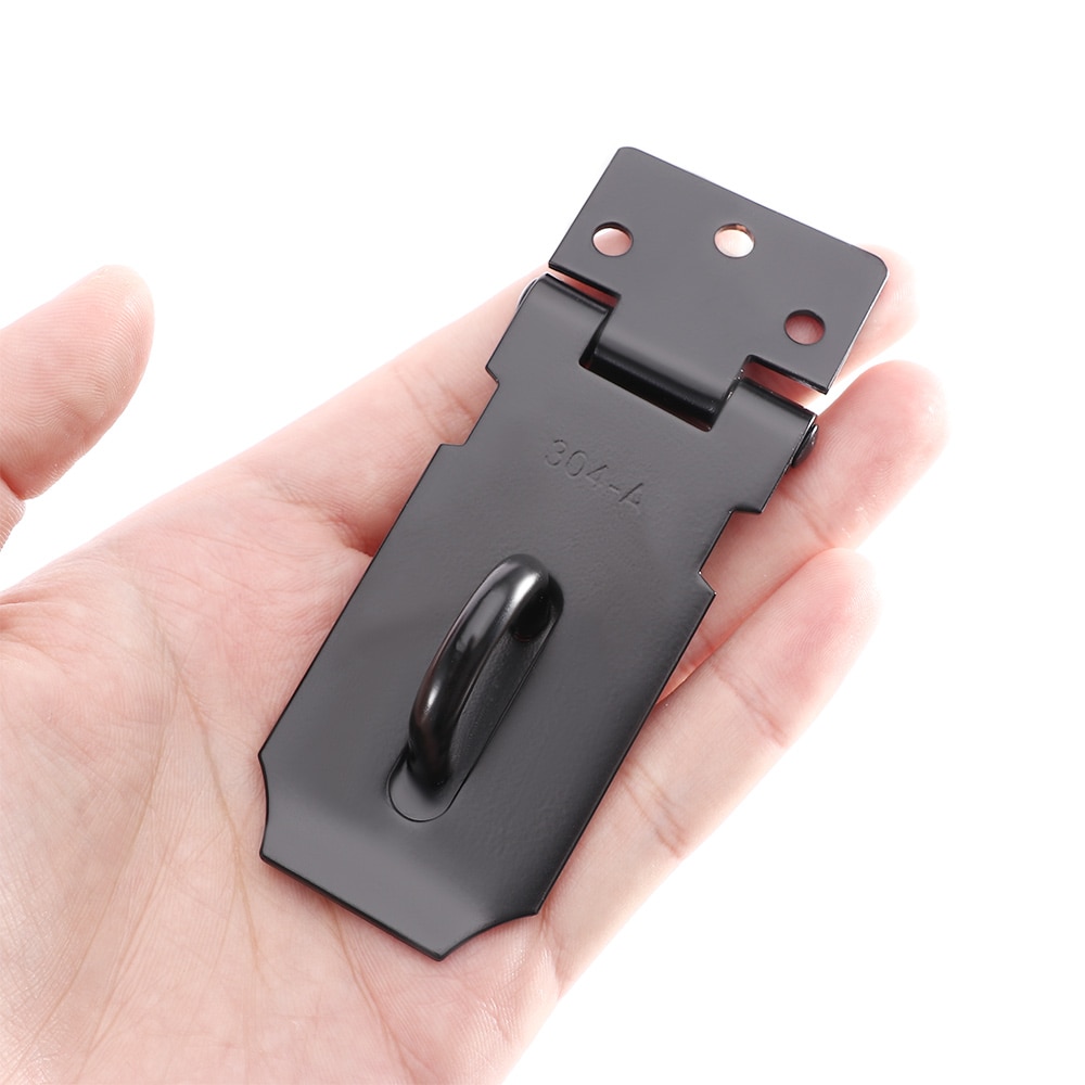 3/4/5 Inch Stainless Steel Padlock Clasp Black Has... – Grandado