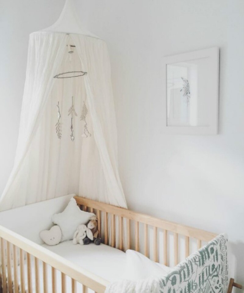 Palace Style Baby Crib Netting Bed Mantle Bed Nets... – Grandado