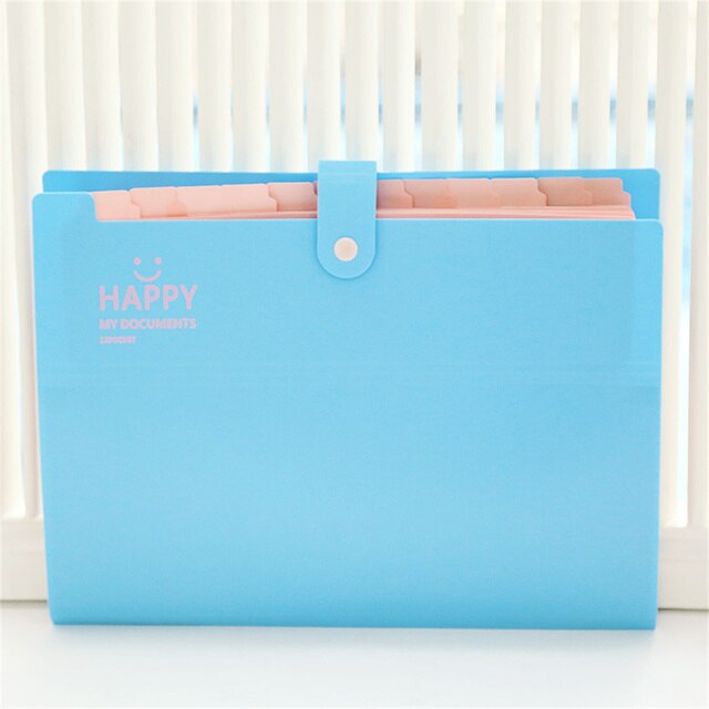 1pc A4 Folder Multi-layer Organ Bag Storage Data B... – Grandado