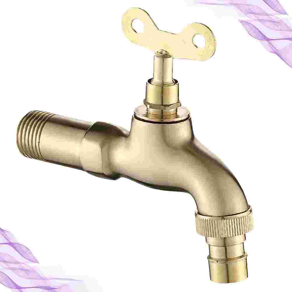 Copper With Key Washing Machine Quick Open Tap Wal... – Grandado