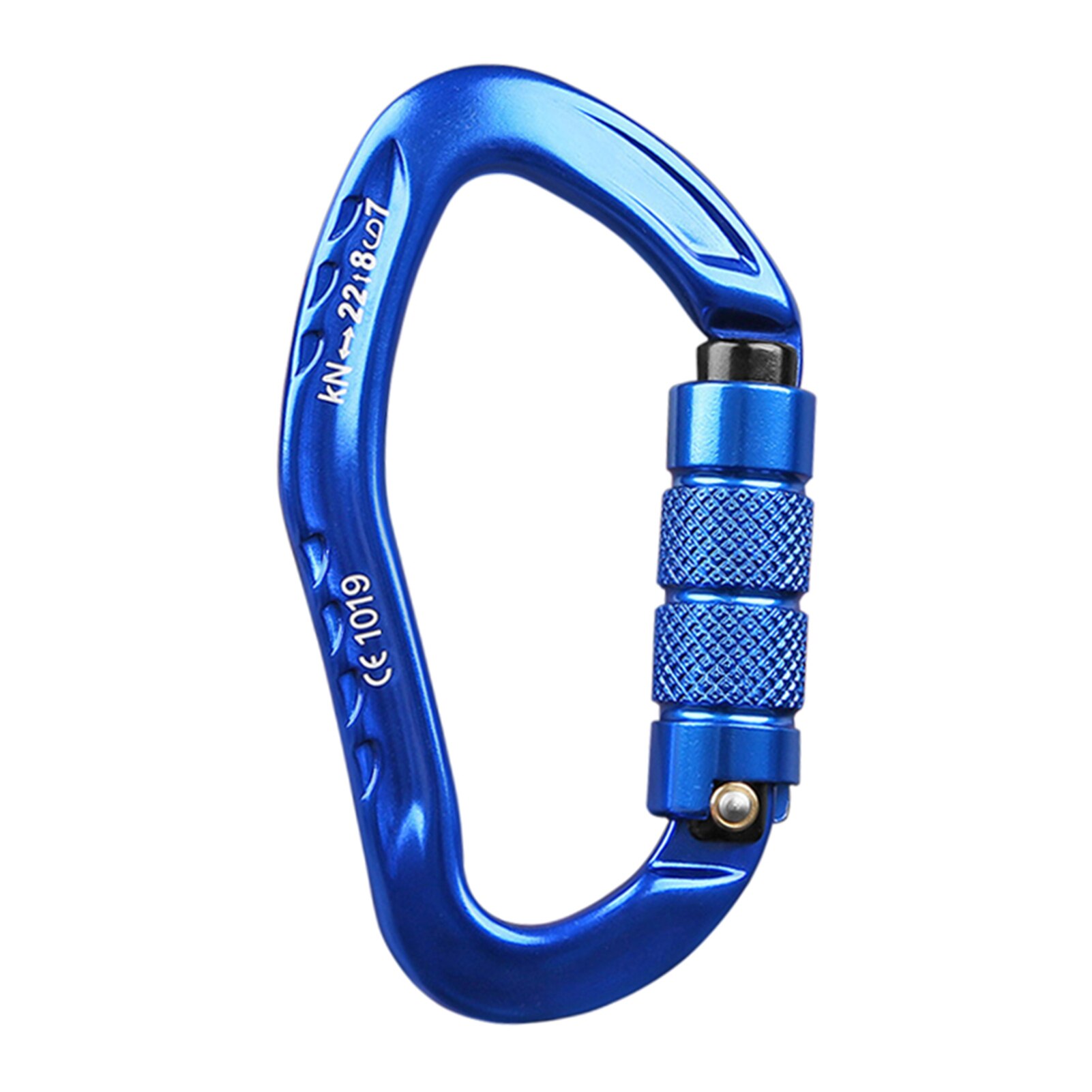 22KN D-Shaped Carabiner Lock Heavy Duty Aluminum A... – Grandado