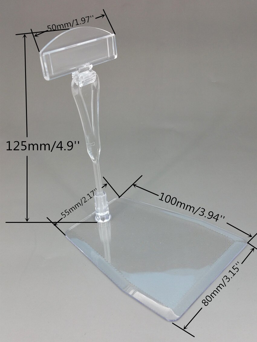 POP Plastic Clear Clip Sign Card Price Tag Holder ... – Grandado