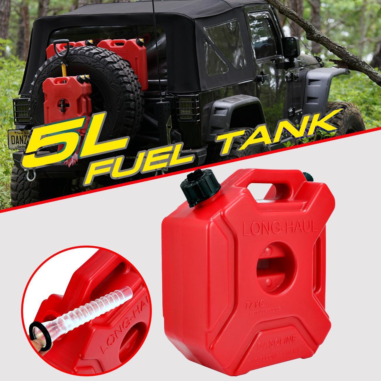 5L Jerry Blikjes Gas Diesel Benzine Brandstoftank ... – Grandado