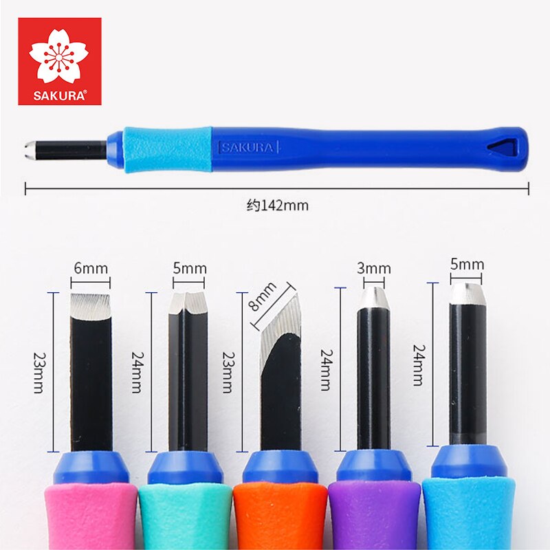 Japanese original SAKURA carving knife 4/5 pieces ... – Vicedeal