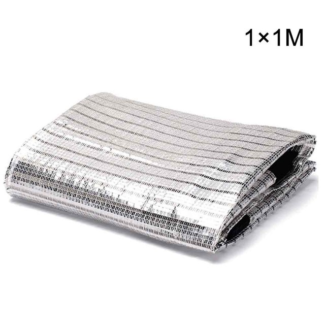 1*1M/2*2M Silver Reflective Aluminum Foil Sun Shad... – Grandado