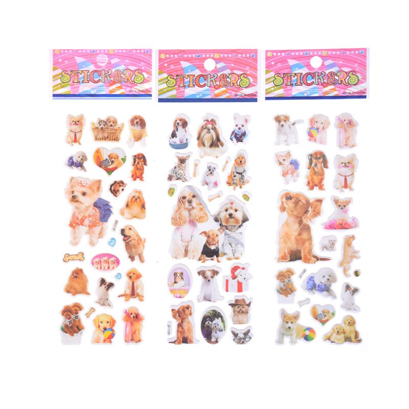 PVC Bubble Puffy Stickers Cat Dog Princess Series ... – Grandado